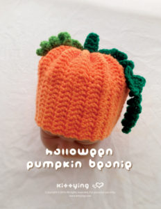 Crochet Pattern Halloween Pumpkins Beanie for Babies · Kittying Crochet ...